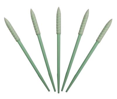 China Medium Compressed Cleanroom Swabs Polyurethane Foam Tip High Absorbency for sale