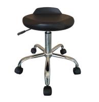 China Static Control ESD Safe Chairs w/Short Backrest Puncture Resistant Surface Color Black for sale