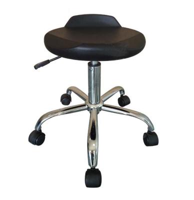China Static Control ESD Safe Chairs w/Short Backrest Puncture Resistant Surface Color Black for sale