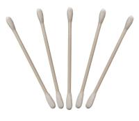 China HDD Components Clean Room Cotton Swabs 3 Inch Standard Paper Handle for sale