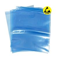 China 0.75mm*300*400mm Blue Antistatic Shielding Bags ESD Zip Lock Bag for Cleanroom for sale