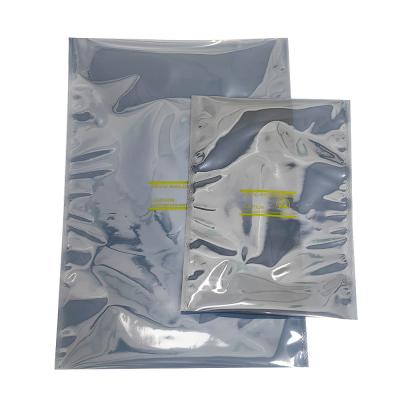 China Customizable Logo Cleanroom Antistatic Area Top Open ESD Antistatic Shielding Bags for sale