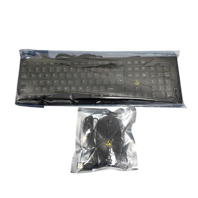 China Black Cleanroom ESD Antistatic Wired Mouse Keyboard Set for sale