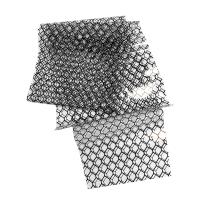 China ESD Double Sided Transparent PVC Grid Curtain 0.3mmx1.37mx30m for sale