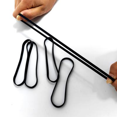 China 104 X 4 X 1.5mm Black ESD Antistatic Conductive Silicone Band For Electronic Components for sale