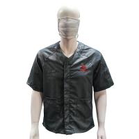China Grey Summer ESD Anti Static Short Sleeved Jacket for sale