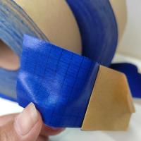 China ESD Anti Static Self Adhesive Polyester Grid Fabric Roller Tape for sale