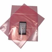 China PE Red ESD Anti Static Bag Shielding Bag With Flat Mouth for sale