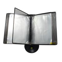China Anti-Static Wall Mounted Rotary Shaft A4 Display Rack for sale