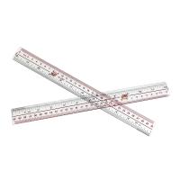 China 30cm Plastic Transparent ESD Ruler Antistatic Straight Ruler for sale