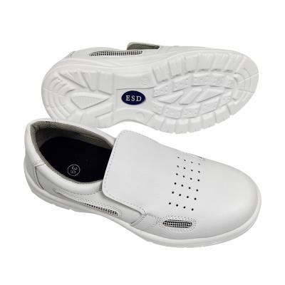 China Antistatic Steel Toe Safety Shoes ESD PU Outsole Industrial Cleanroom for sale