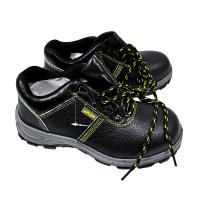 China Black Anti Smashing Anti Piercing Steel Toe Safety Working Shoes for sale