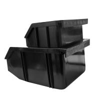 China Anti Static Black Plastic Slanted Mouth Component Box for sale