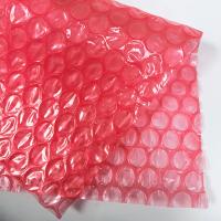 China Sliced sheet Red Shock Absorbing Bubble Film for sale