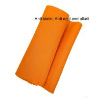 China Orange ESD Dust Free Fabric With Anti static Acid And Alkali for sale