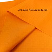 China Orange ESD Dust Free Fabric With Anti static Acid And Alkali for sale