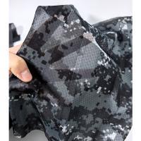 China Camouflage Print High Performance ESD Diamond Lattice Knitted Fabric 87% Polyester + 13% Carbon Fiber for sale