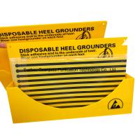 China Yellow Plastic Disposable Heel Strap Storage Box for sale