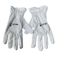China White S M L 100% Microfiber Sweat Absorption Anti Static Gloves for sale