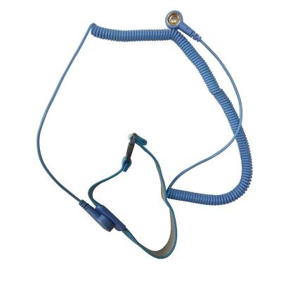 China Electrostatic Discharge Wrist Strap With Cord Adjustable w/Alligator Clip for sale