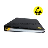 China Anti Static ESD File Folder 4 Hole Clamp ESD Documents Holder 50 A4 Inner Page for sale