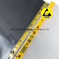 China Anti Static ESD File Folder 4 Hole Clamp ESD Documents Holder 50 A4 Inner Page for sale