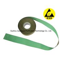 China 5mm Grid ESD Anti-Static Adhesive Backing Fabric For Electronics Assembly for sale