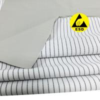 China Anti Static TPU Coated Fabric (56% Polyester+4% Conductive Yarn+40% TPU) for sale