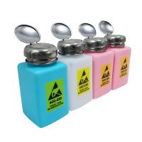 China 6OZ Cleanroom ESD Antistatic Plastic Splash Alcohol Bottle for sale