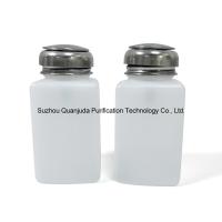 China Alcohol Bottle 200ML Plastic Press Type Metal Pump Head Alcohol Bottle for sale