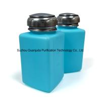 China Alcohol Bottle 200ML Plastic Press Type Metal Pump Head Alcohol Bottle for sale