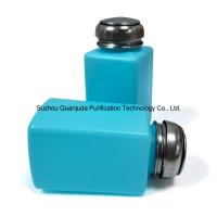China Alcohol Bottle 200ML Plastic Press Type Metal Pump Head Alcohol Bottle for sale