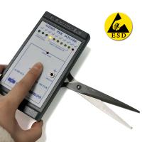 China 7INCH Black ESD Antistatic Scissors with Ant-istatic Plastic Handle for sale
