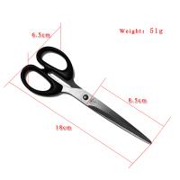 China 7INCH Black ESD Antistatic Scissors with Ant-istatic Plastic Handle for sale