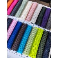 China 100% Polyester Colored Diamond Micro-Elasticity Clothes Hat Lining Mesh Fabric for sale