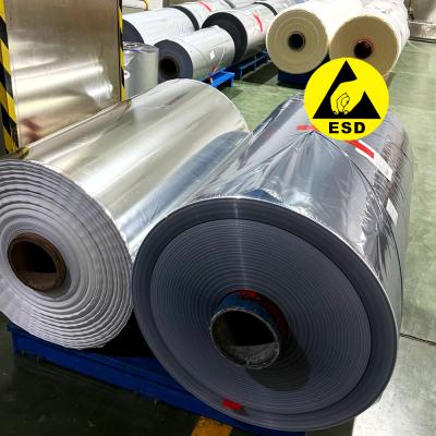 China Anti‑Static PET Tubular Shielding Film Roll, Semi‑Finished Material for sale
