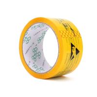 China BOPP Yellow Antistatic Label (not Anti-static Itself) Sealing Tape Packaging Sealing Tape for sale