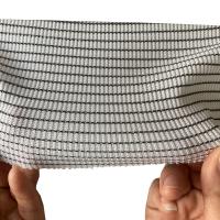 China ESD Knitted ESD Anti-static Rib Fabric White 86%150D-T Polyester+9.5% Carbon Yarn A+4.5%70D SP for sale