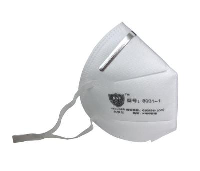 China CE EN149 Folding BFE 98.5% 4 Ply KN95 Filter Mask for sale