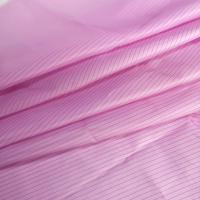 China Lint Free 5mm Stripe Class 1000 Cleanroom ESD Fabric for sale