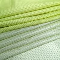 China 98% Polyester 2% Carbon Fiber ESD 5MM Grid Fabric For Cleanroom Garment for sale