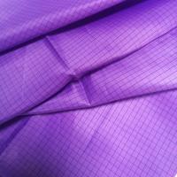 China 98% Polyester 2% Carbon Fiber ESD 5MM Grid Fabric For Cleanroom Garment for sale