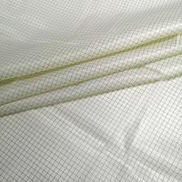 China ESD Anti Static 5mm Grid Cleanroom Polyester Fabric 115GSM for sale