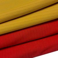 China 1cm Stripe 98% Cotton 2% Carbon Anti Static Fabric For Cleanroom for sale