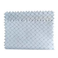 China Cleanroom Knitted 96% Polyester 4% Carbon Fiber ESD Fabric for sale