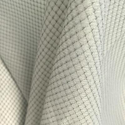 China Cleanroom Knitted 96% Polyester 4% Carbon Fiber ESD Fabric for sale
