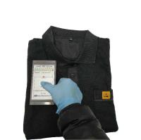 China Unisex Anti Static ESD Polo Shirts For Cleanroom for sale
