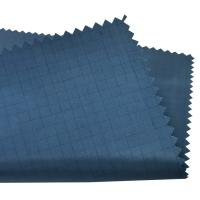 China Polyester Carbon Fiber 5mm Grid ESD Anti Static Fabric For Cleanroom for sale