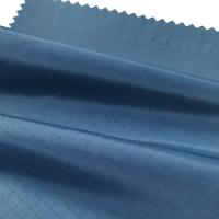 China 98% Polyester 2% Carbon Anti Static 5mm Grid Electrostatic Discharge Fabric for sale