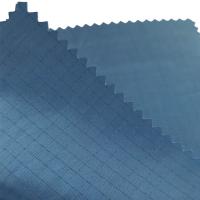 China 98% Polyester 2% Carbon Anti Static 5mm Grid Electrostatic Discharge Fabric for sale